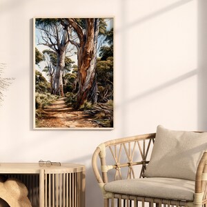 Australian Wall Art Prints. Giant Silky Oak 1, Outback Landscape Rural ...