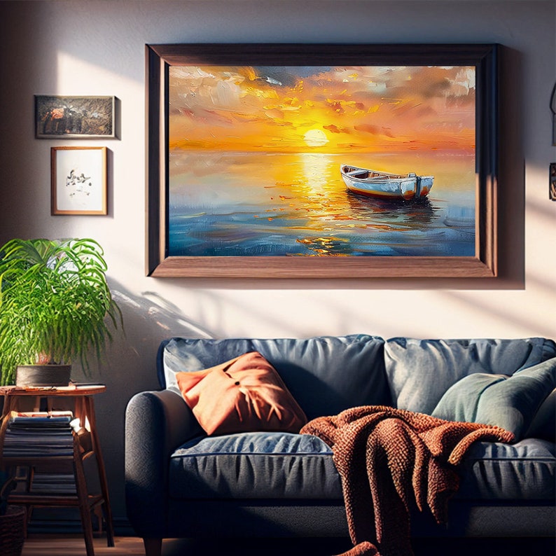 DIGITAL DOWNLOAD. Wall Art, Small Boat at Sea, Please Don't Forget Me ...