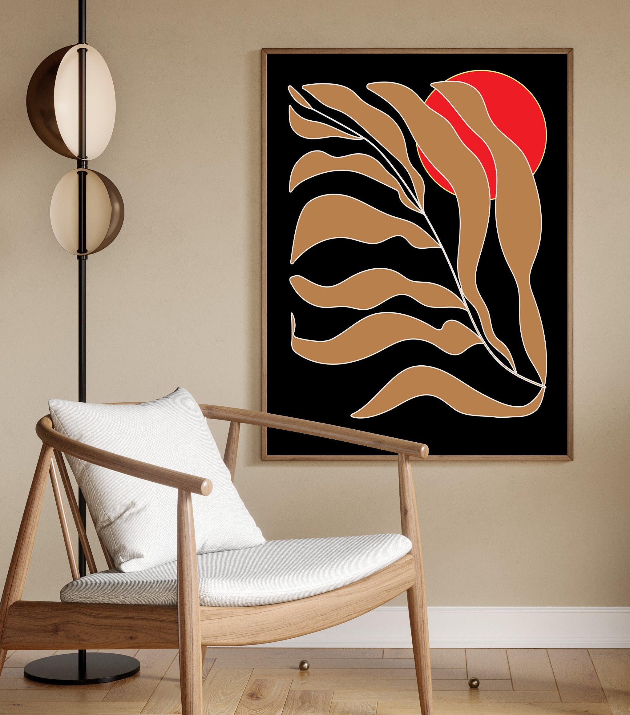 DIGITAL DOWNLOAD. matisse New Fern 1, Geometric Wall Art, Set of 3 ...