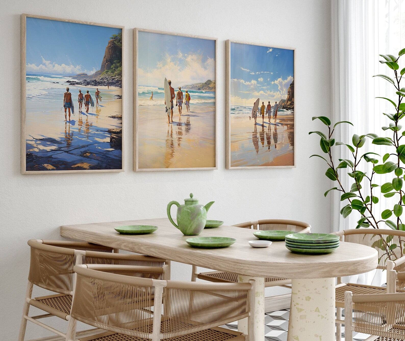 Sunny Surfing Trio We Call Surfs Up Set 2 Digital Download - Etsy