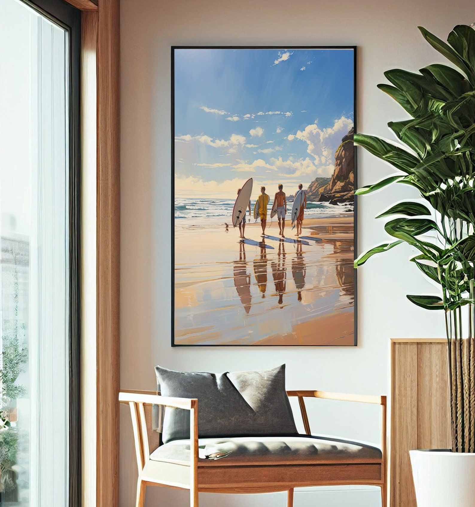 Sunny Surfing Trio We Call Surfs Up Set 2 Digital Download - Etsy