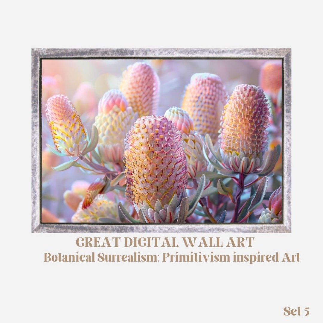 Australian Botanical Surrealism: Primitivism-inspired Art, PRINTABLE ...