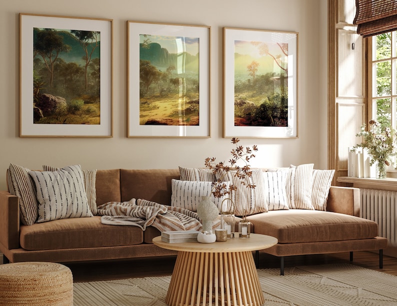 DIGITAL DOWNLOADS. Wall Art, Set of 3 Beautiful Prints, Digital Art ...
