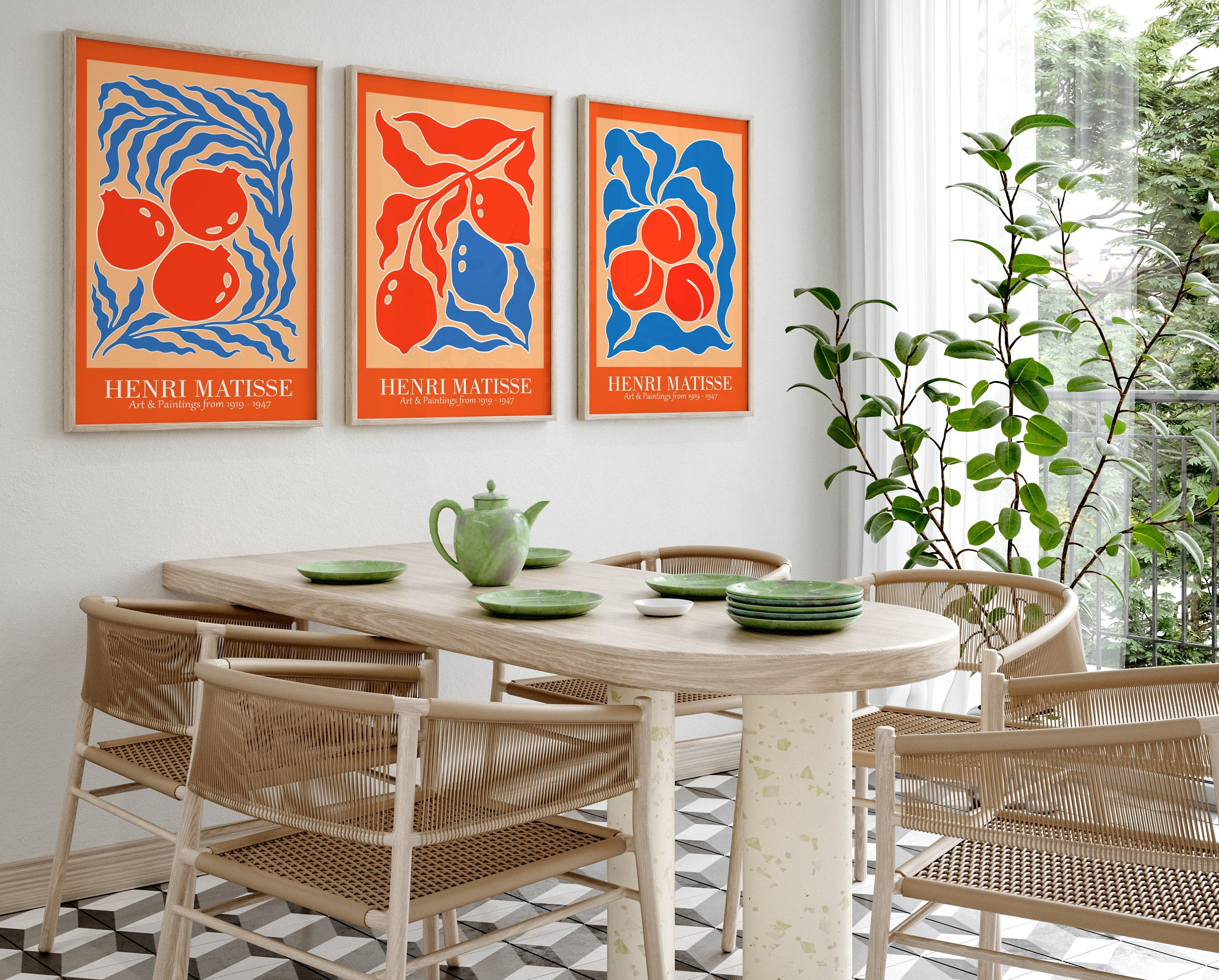 Henri Matisse Art BUNDLE, Print Set, 30 Pieces, 10 Sets of 3. Download ...