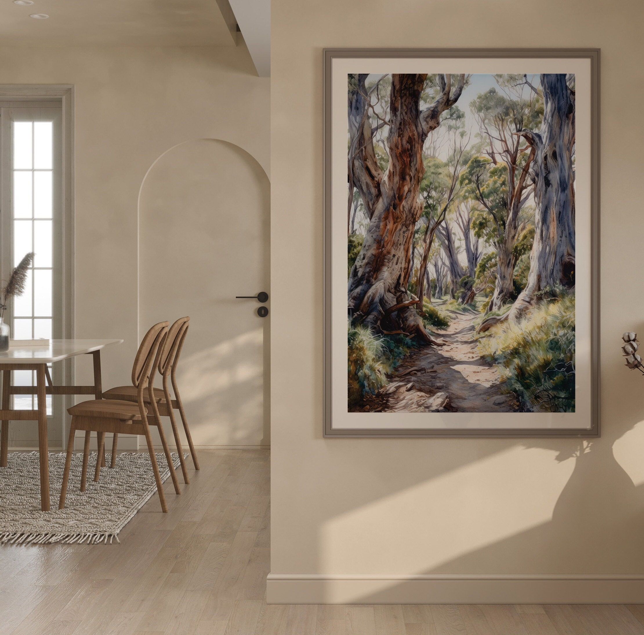 Australian Wall Art | Print Giant Silky Oak 2, Outback Landscape Rural ...