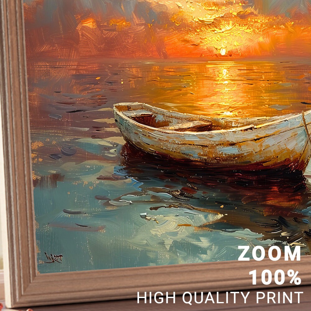 DIGITAL DOWNLOAD. Wall Art, Small Boat at Sea, Please Don't Forget Me ...