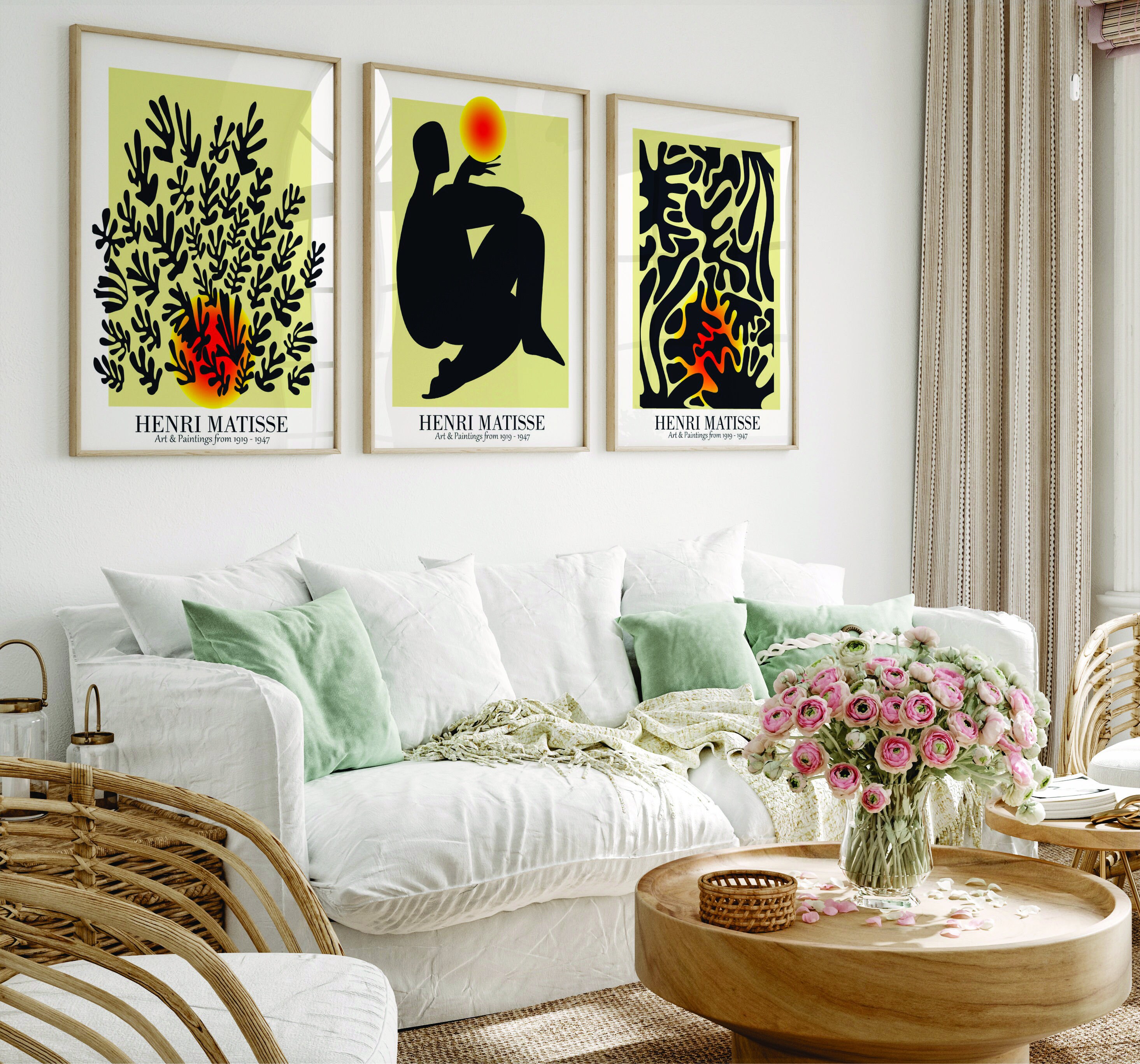 Henri Matisse Art BUNDLE, Print Set, 30 Pieces, 10 Sets of 3. Download ...