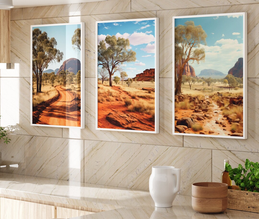 DIGITAL DOWNLOADS. Wall Art, Set of 3 Beautiful Prints. Unique Early ...