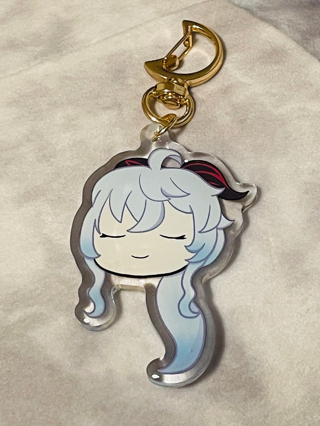 Genshin Impact-ganyu-keychain - Etsy