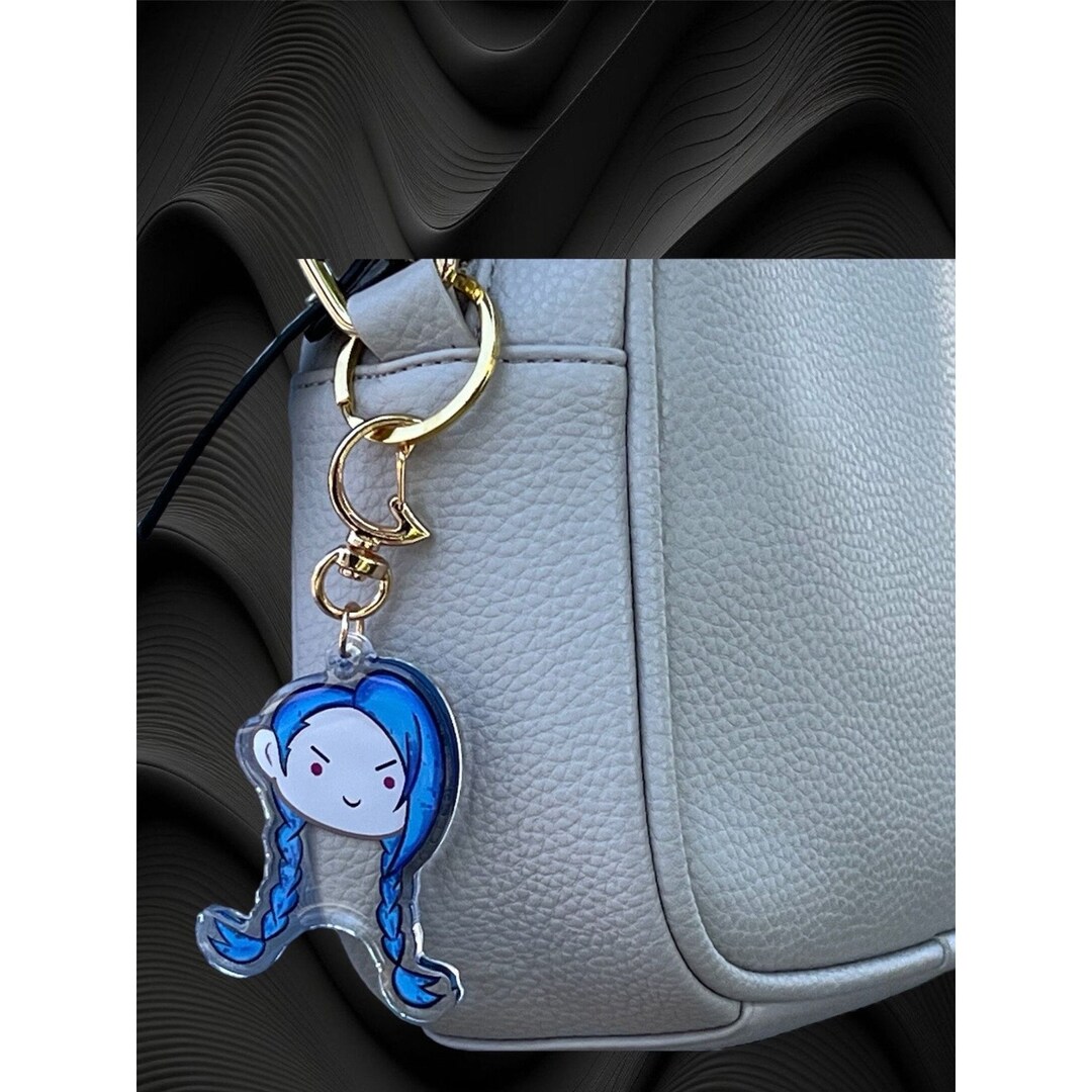 League of Legends-jinx-keychain-arcane - Etsy