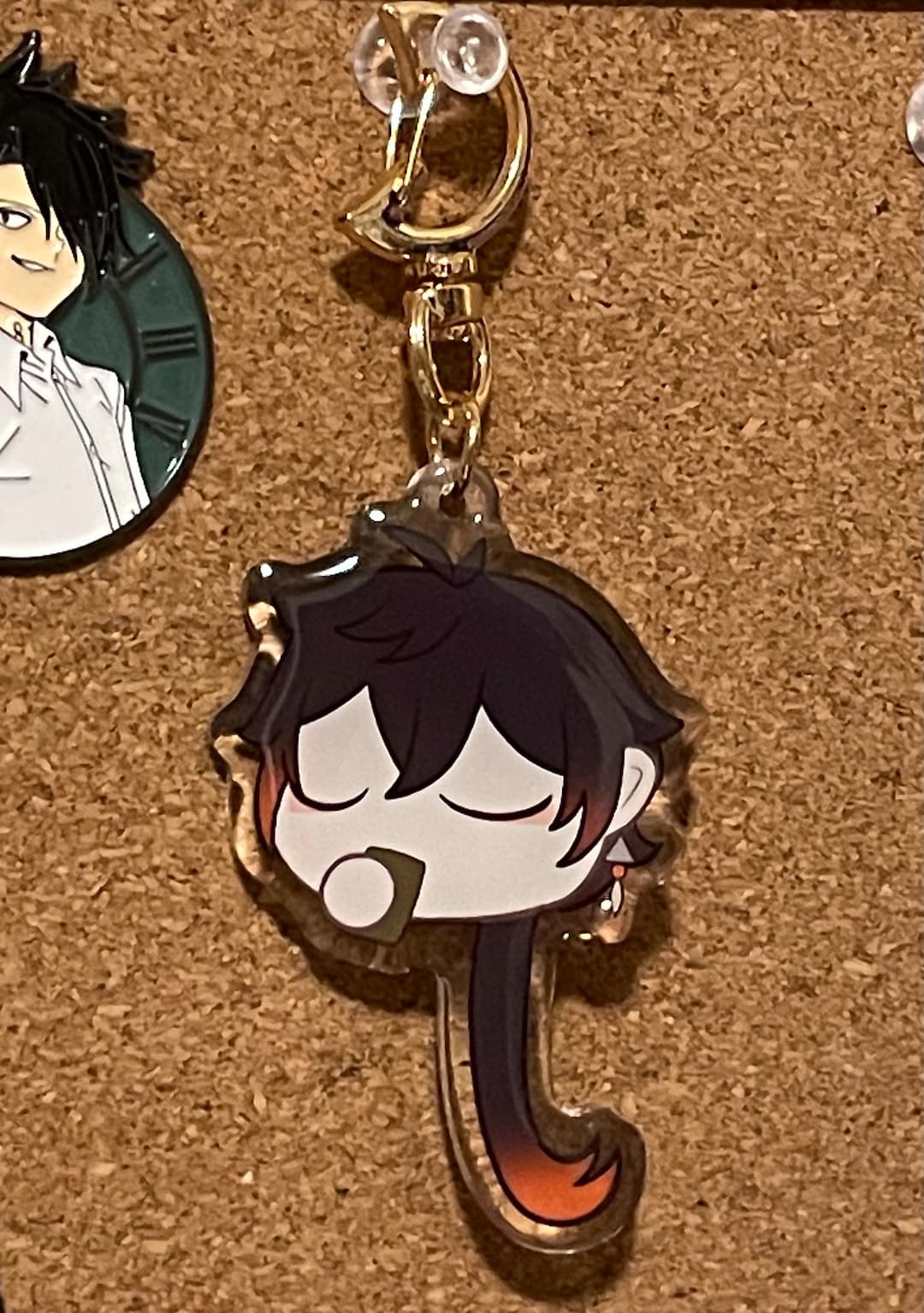 Genshin Impact-zhongli-keychain - Etsy