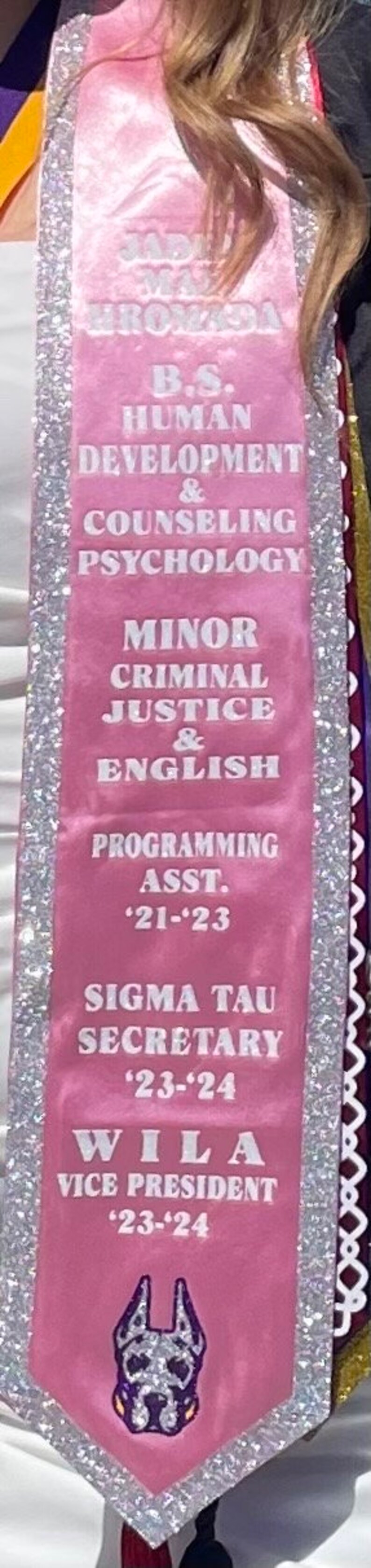 GRADUATION STOLE Custom Graduation Stole Graduation Stole Sorority ...