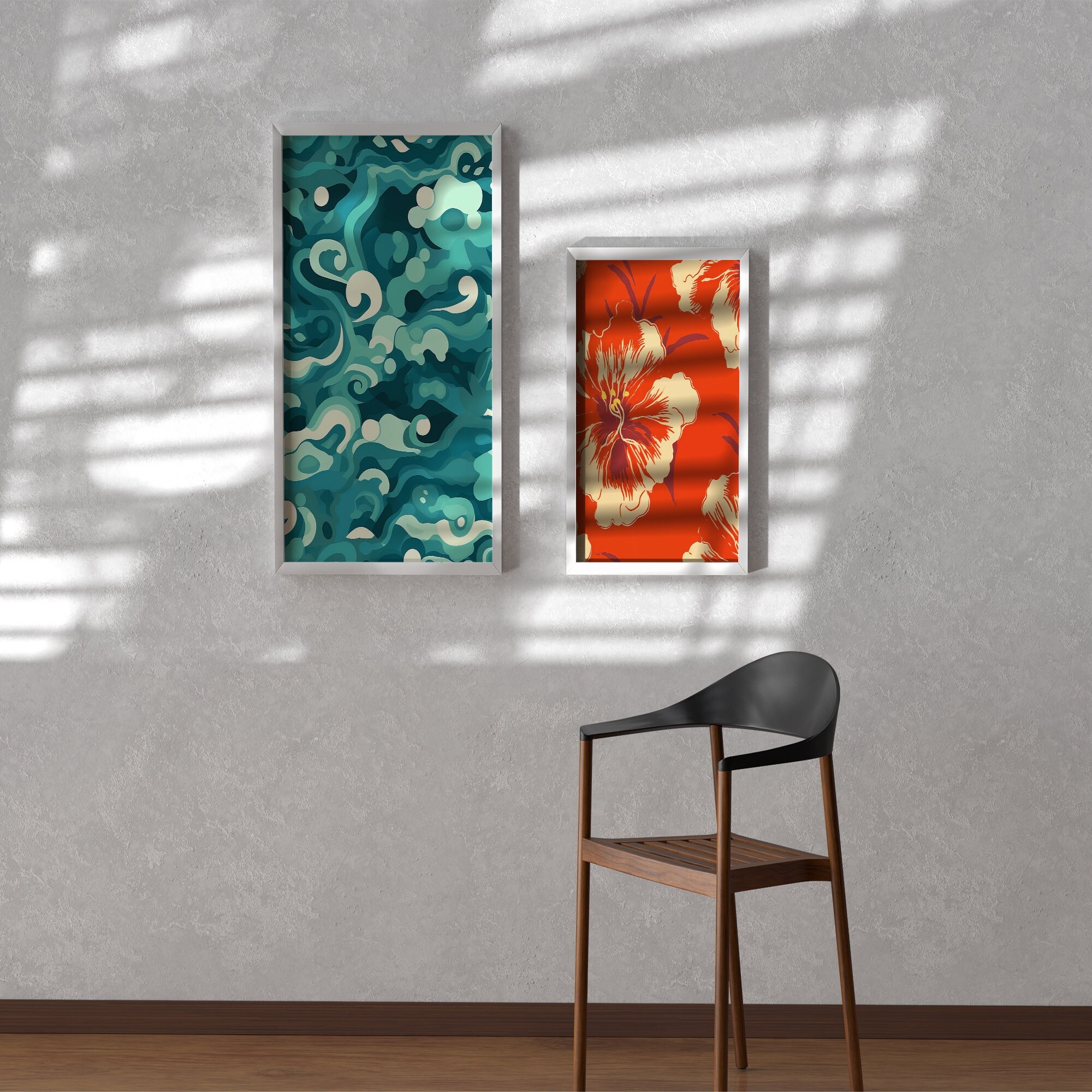 20 Hawaiian Surf Digital Papers - JPG - Tropical Seamless Pattern, Surf ...