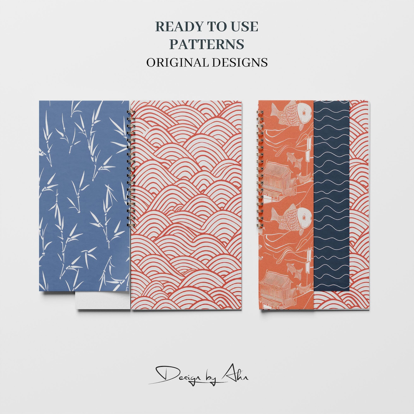20 Minimalistic Japan Digital Papers - Japanese Seamless Digital Paper ...