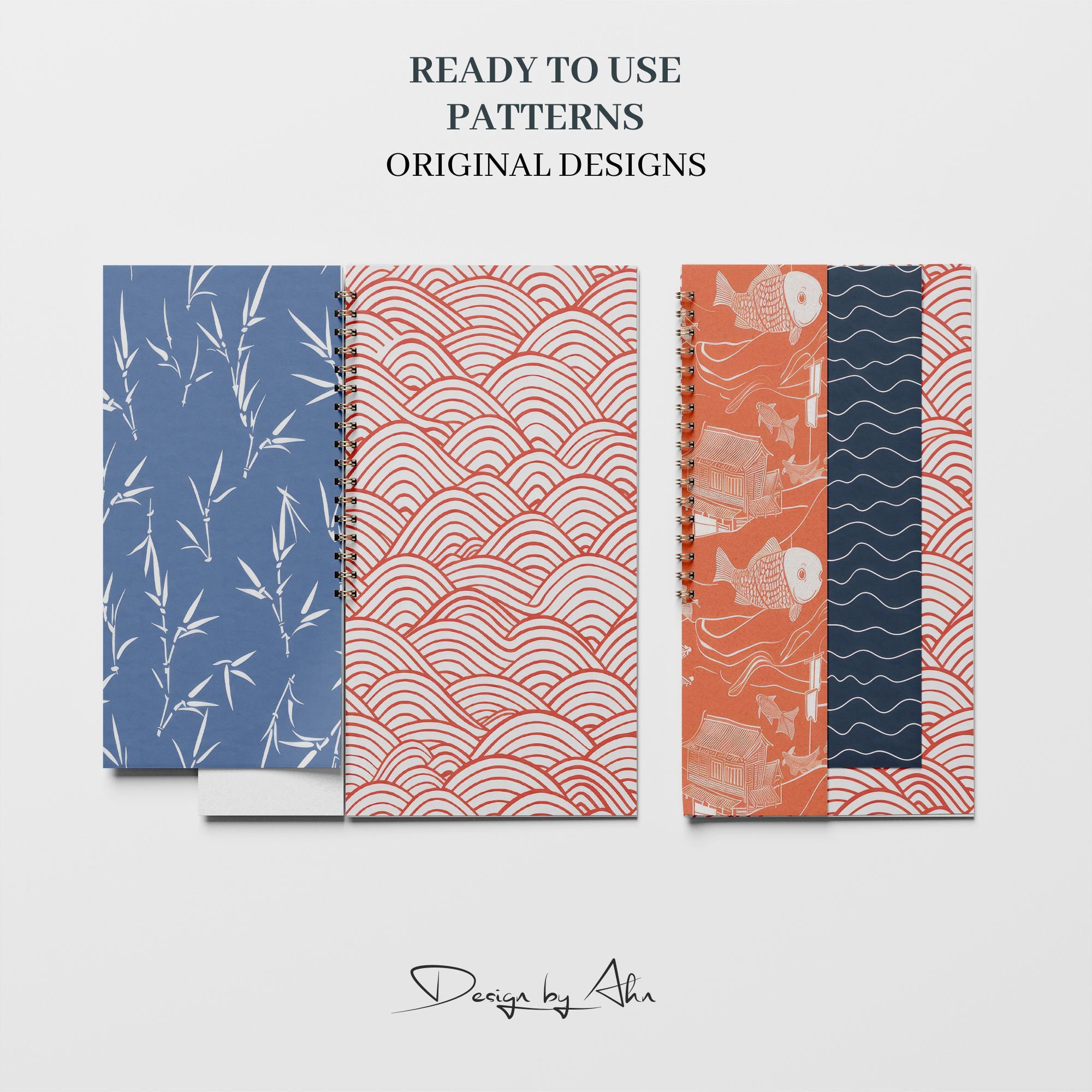 20 Minimalistic Japan Digital Papers Japanese Seamless Digital Paper ...