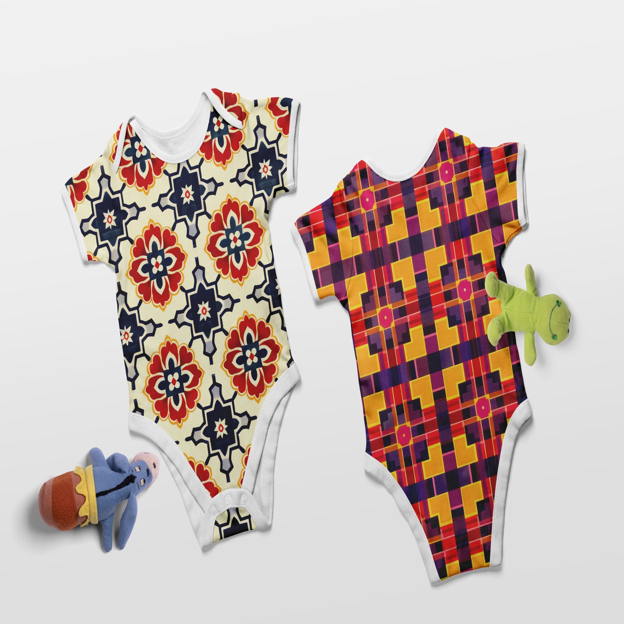 20 Traditional Korean Digital Papers - Geometric Asian Scrapbook ...