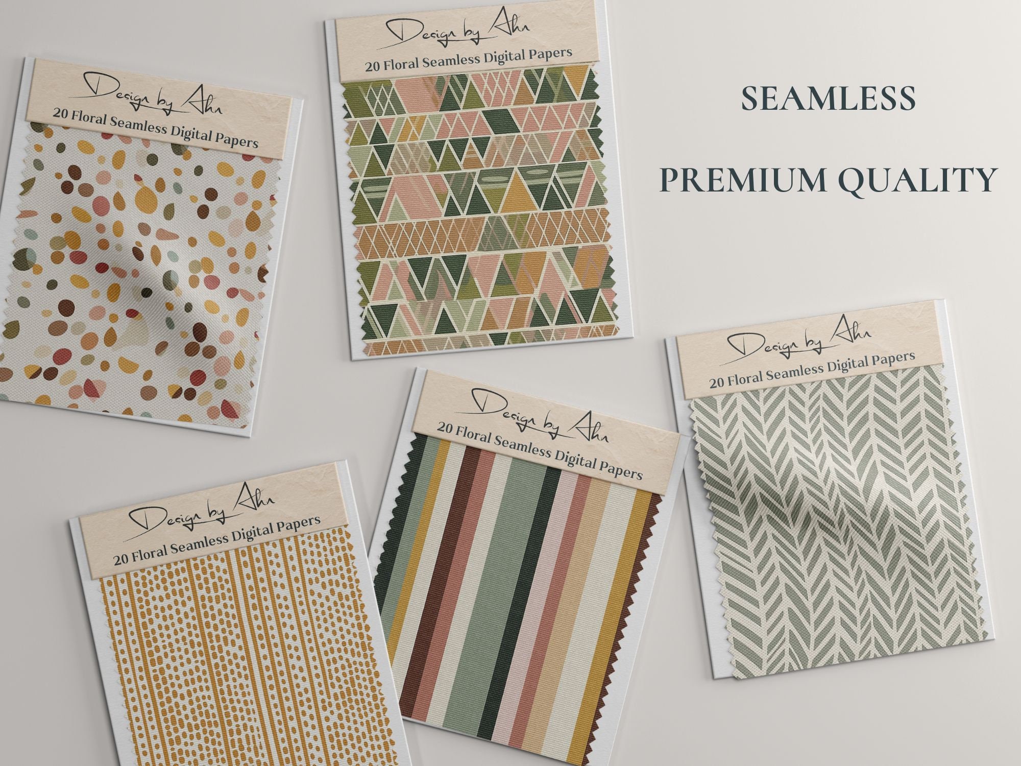 20 Boho Cute Digital Papers Commercial Use Scrapbook Paper - Etsy