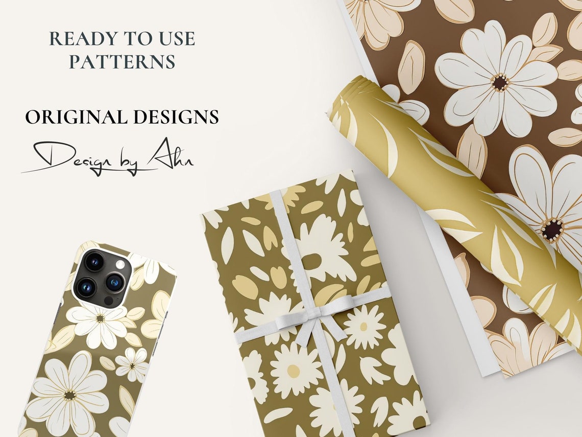 20 Groovy Boho Digital Papers Commercial Use Seamless - Etsy