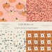 20 Fall Boho Digital Papers - Abstract Scrapbook, Autumn Digital Paper ...