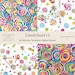 20 Candyland Digital Papers - Pink Seamless Digital Paper, Rainbow ...