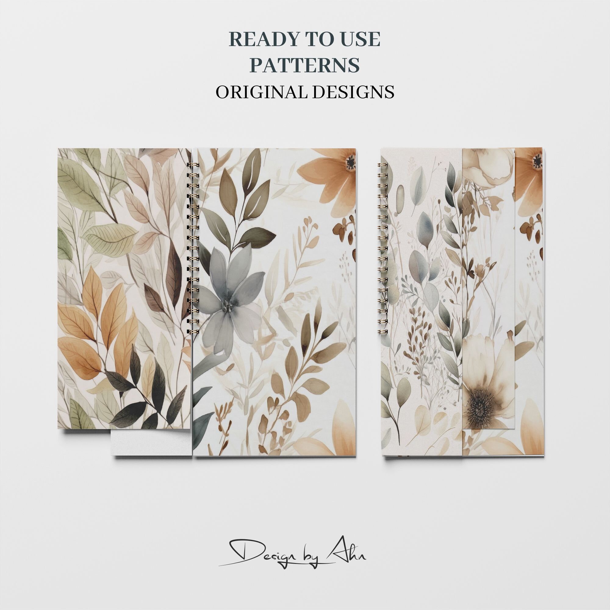 20 Watercolor Wildflowers Digital Papers Watercolor Scrapbook ...