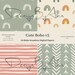 20 Cute Boho Digital Papers - Commercial Use, Scrapbook Paper ...