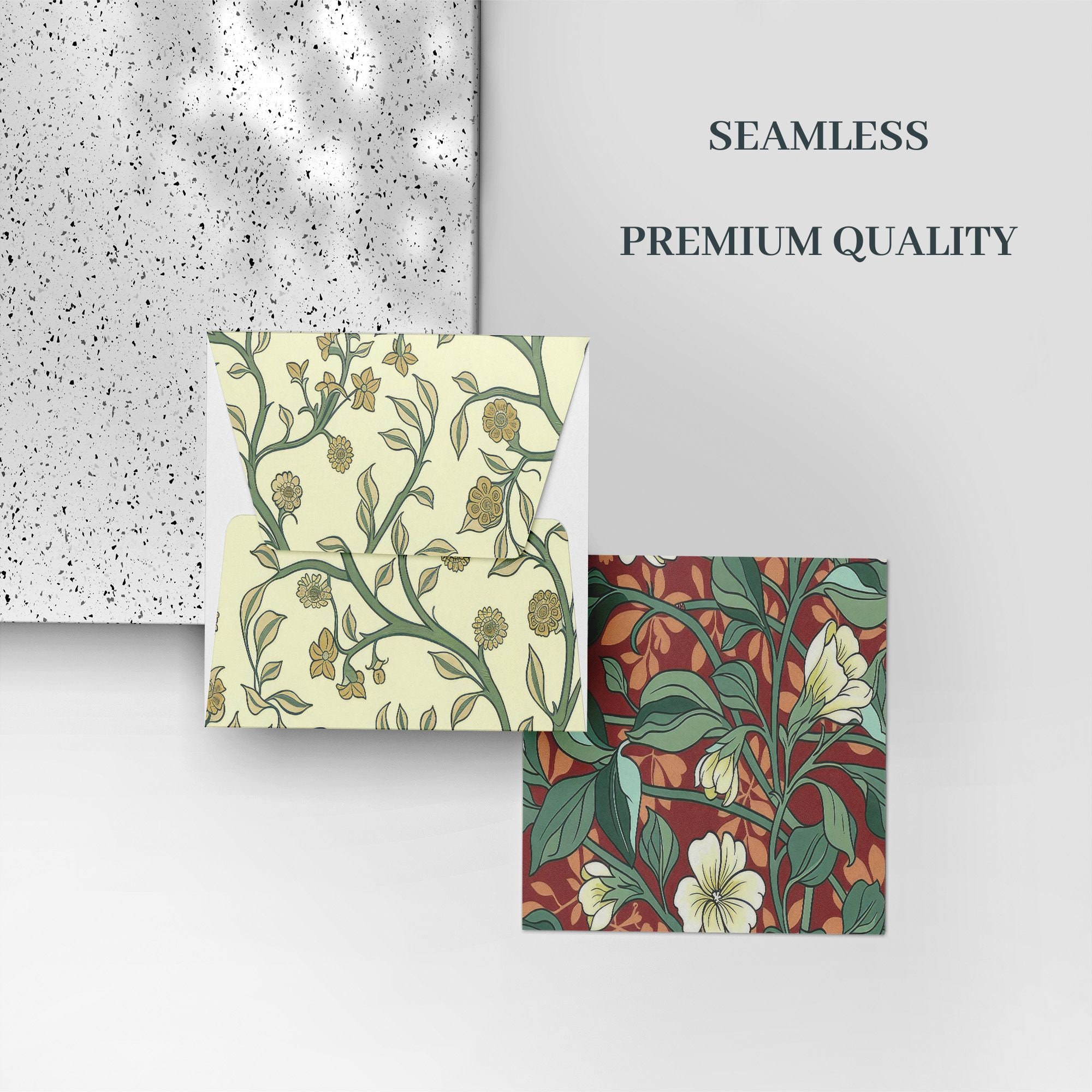 20 Botany Leaves Digital Papers - Watercolor Scrapbook, Greenery ...