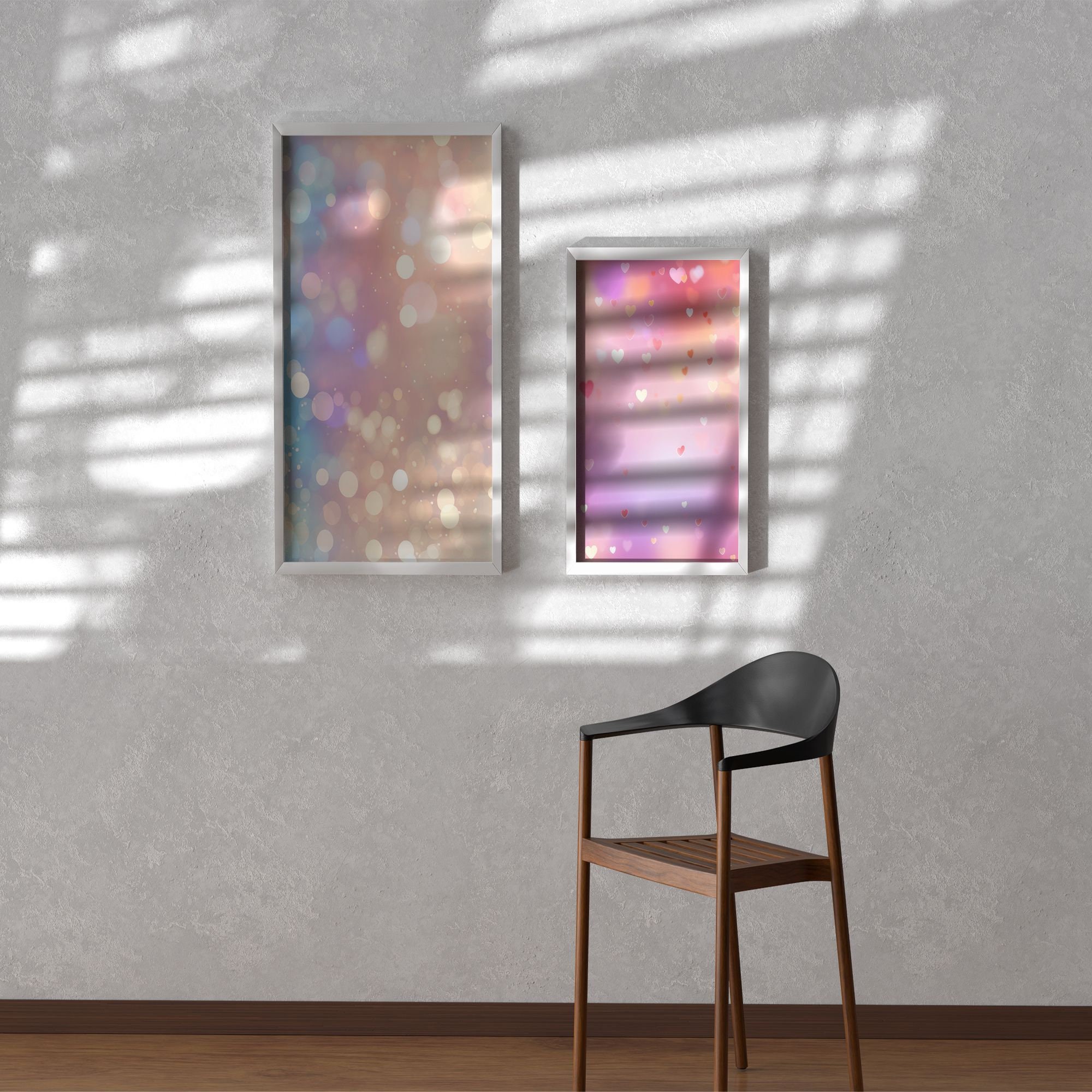 20 Rainbow Bokeh Digital Papers Pastel Scrapbook, Soft Bokeh Digital ...