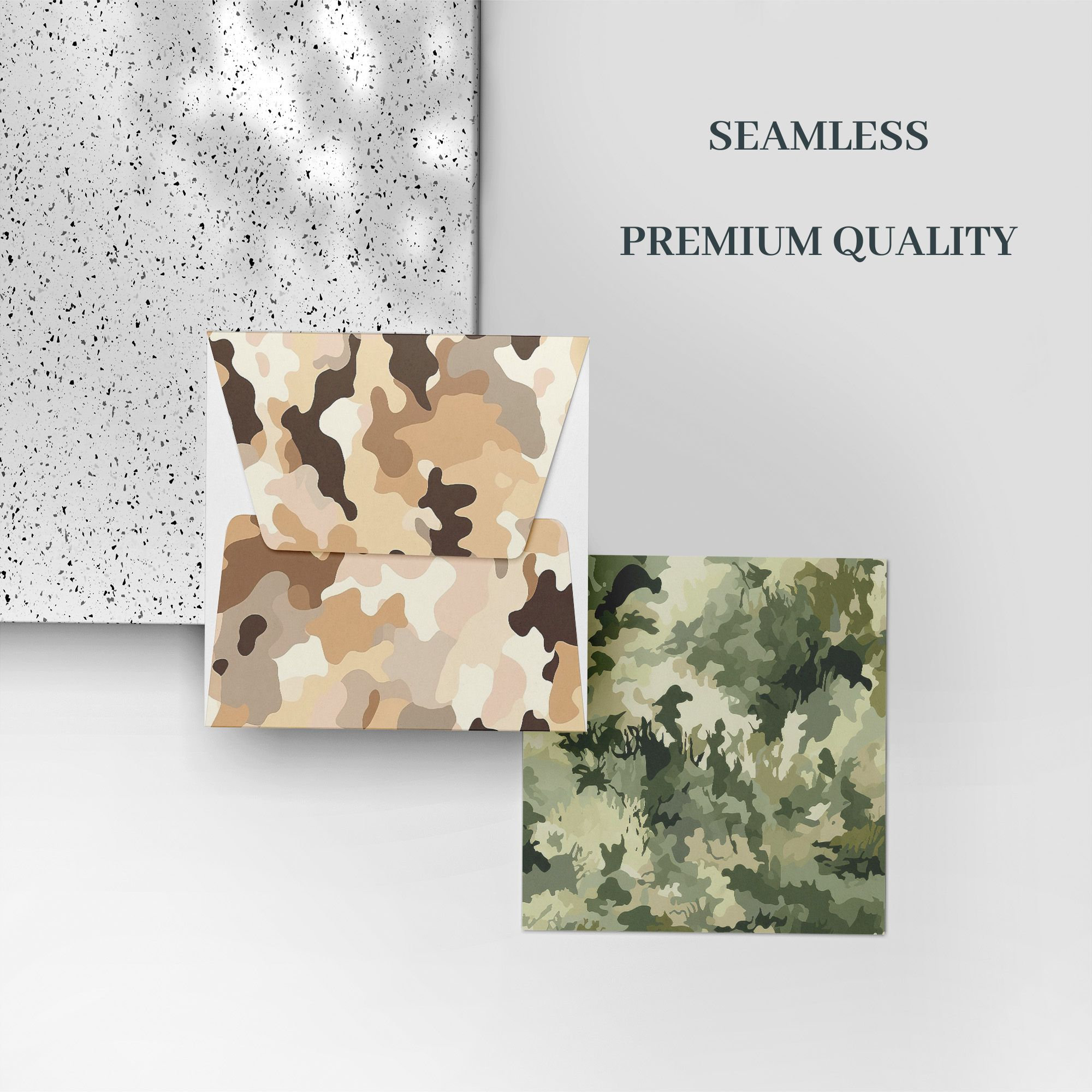 20 Modern Camouflage Digital Papers - Military Scrapbook, Seamless ...