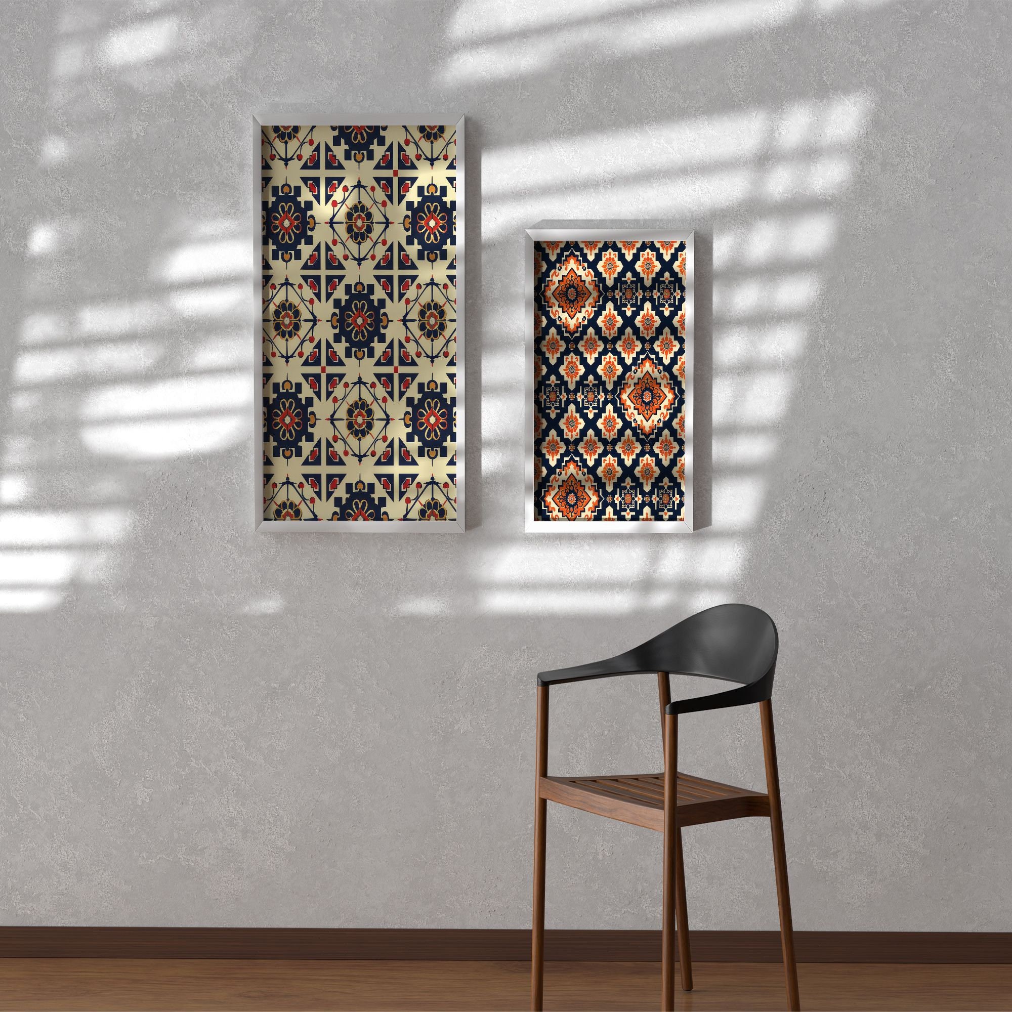 20 Traditional Korean Digital Papers - Geometric Asian Scrapbook ...