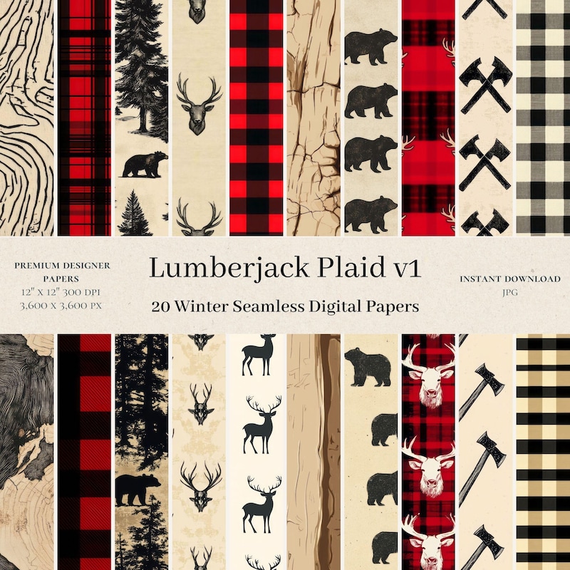 Lumberjack Plaid - Etsy