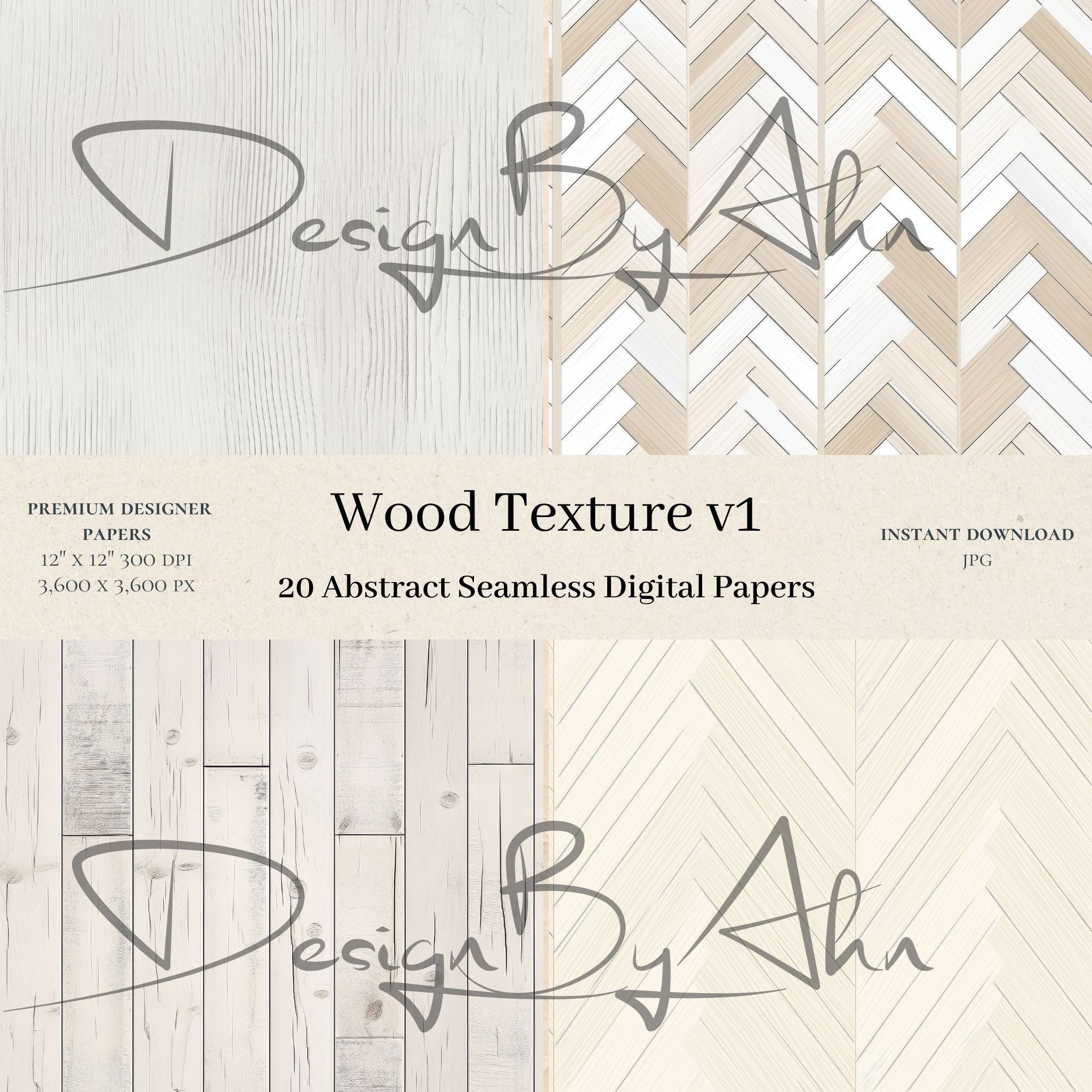 20 Wood Texture Digital Papers Rustic Wood Scrapbook, Distressed Wood ...