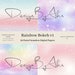 20 Rainbow Bokeh Digital Papers - Pastel Scrapbook, Soft Bokeh Digital ...