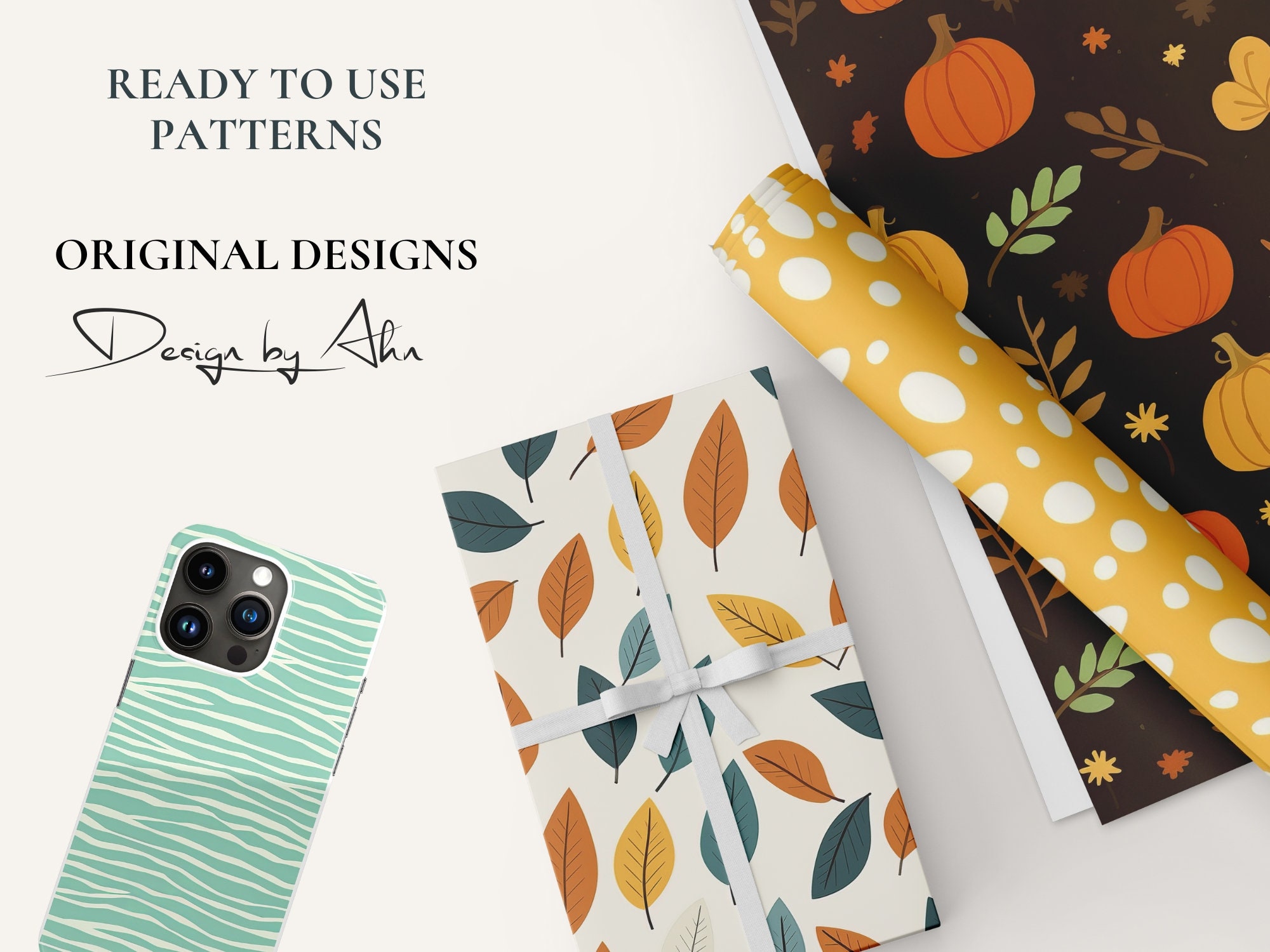 20 Whimsical Fall Digital Papers Abstract Scrapbook Autumn - Etsy