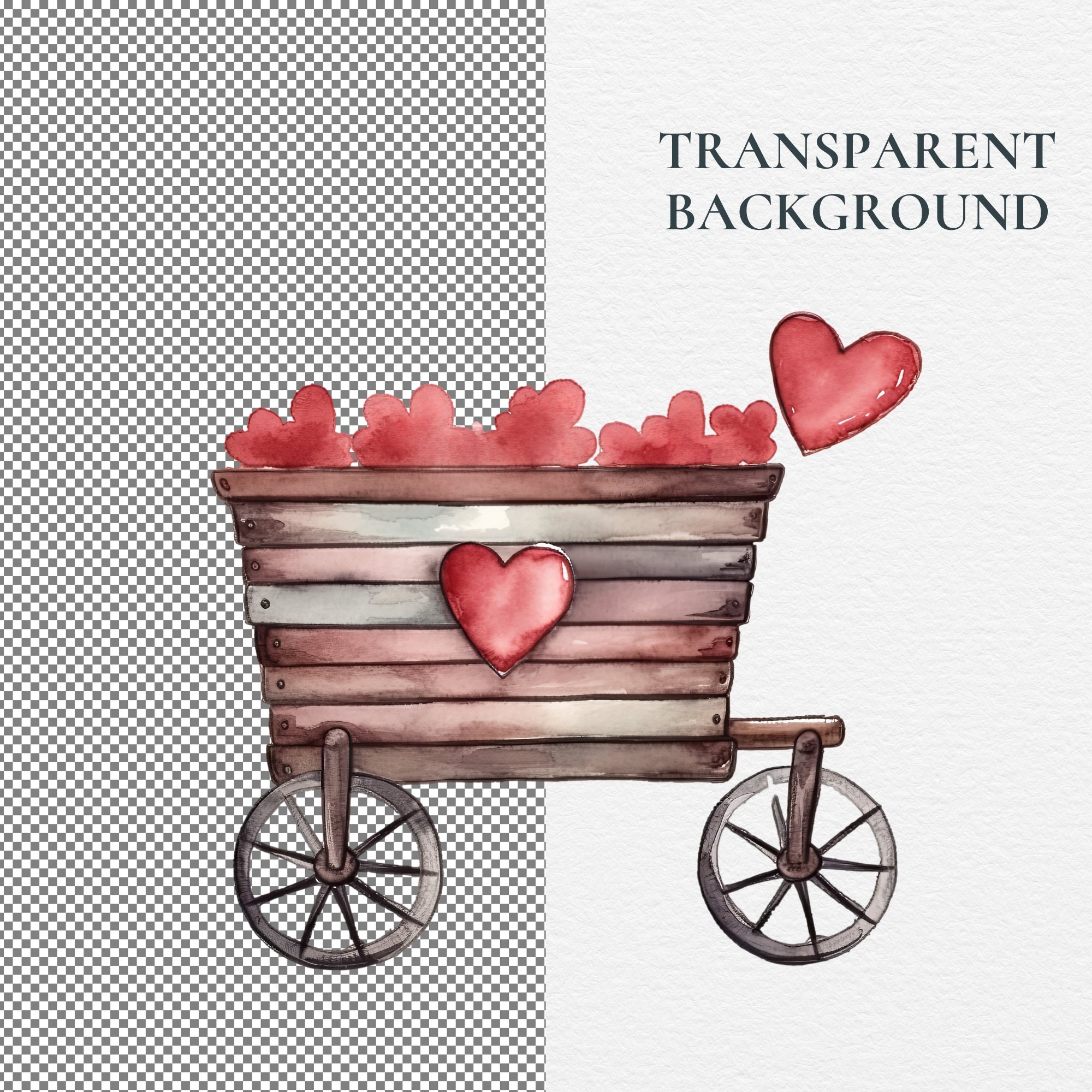 33 Playful Christmas Clipart Set Transparent Background, Digital PNG ...