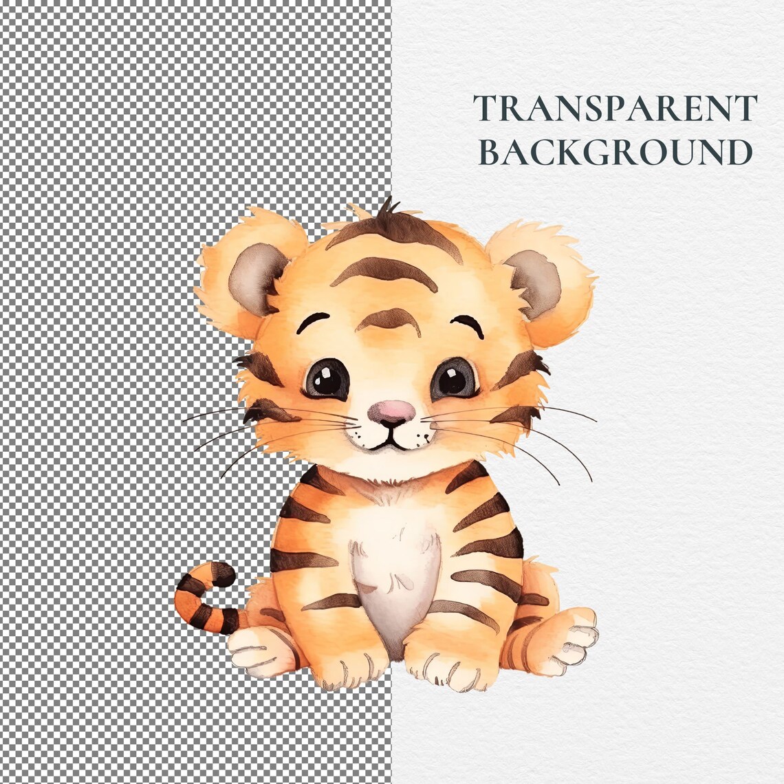 39 Cute Safari Clipart Set Transparent Background Digital - Etsy