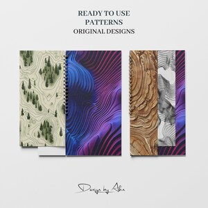 20 Modern Topography Digital Papers - Urban Seamless Digital Paper, Map ...
