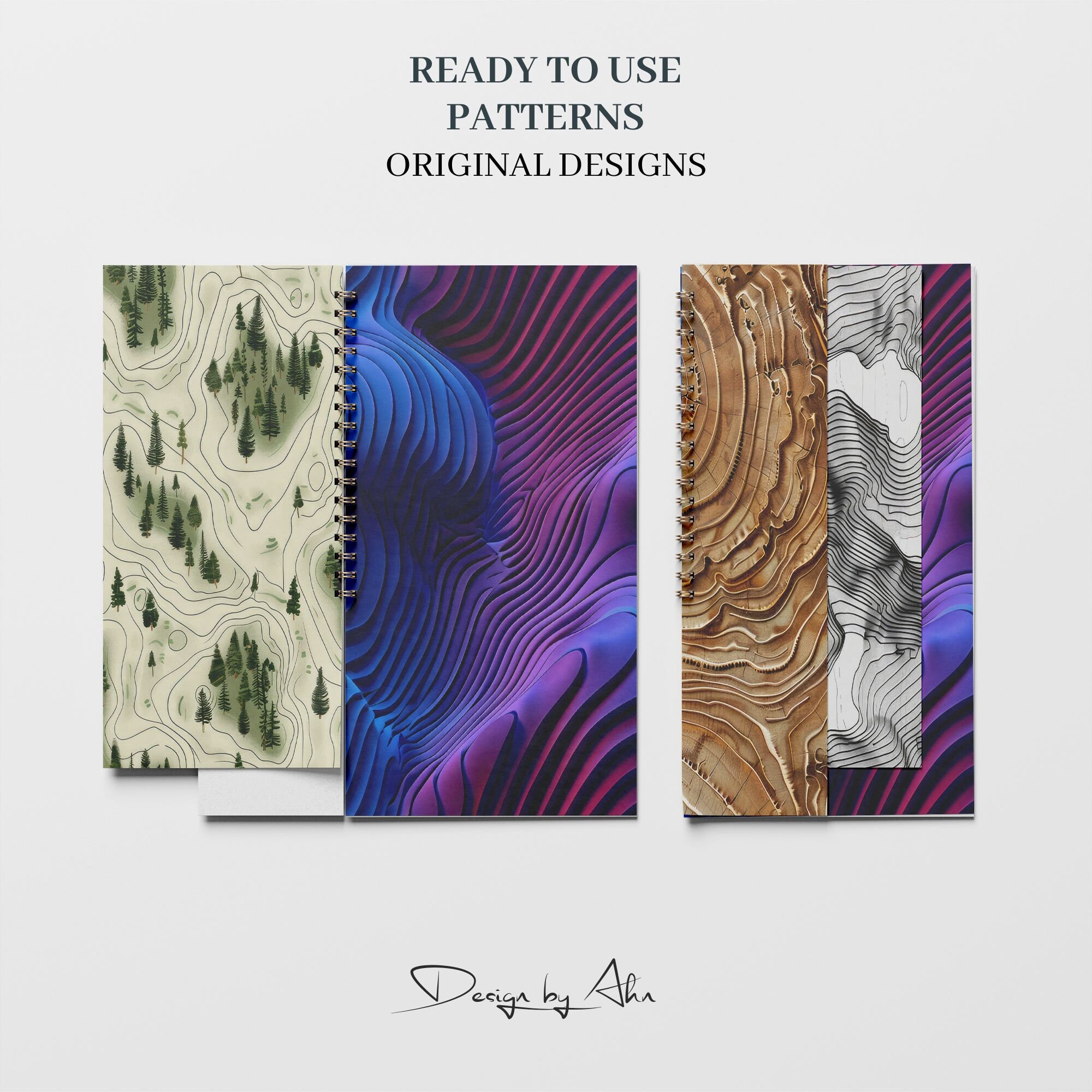 20 Modern Topography Digital Papers Urban Seamless Digital Paper, Map ...