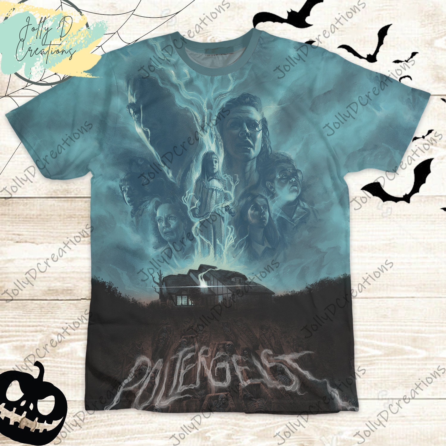 Poltergeist 1982 American Supernatural Horror Film 3D T- Shirt sold by ...