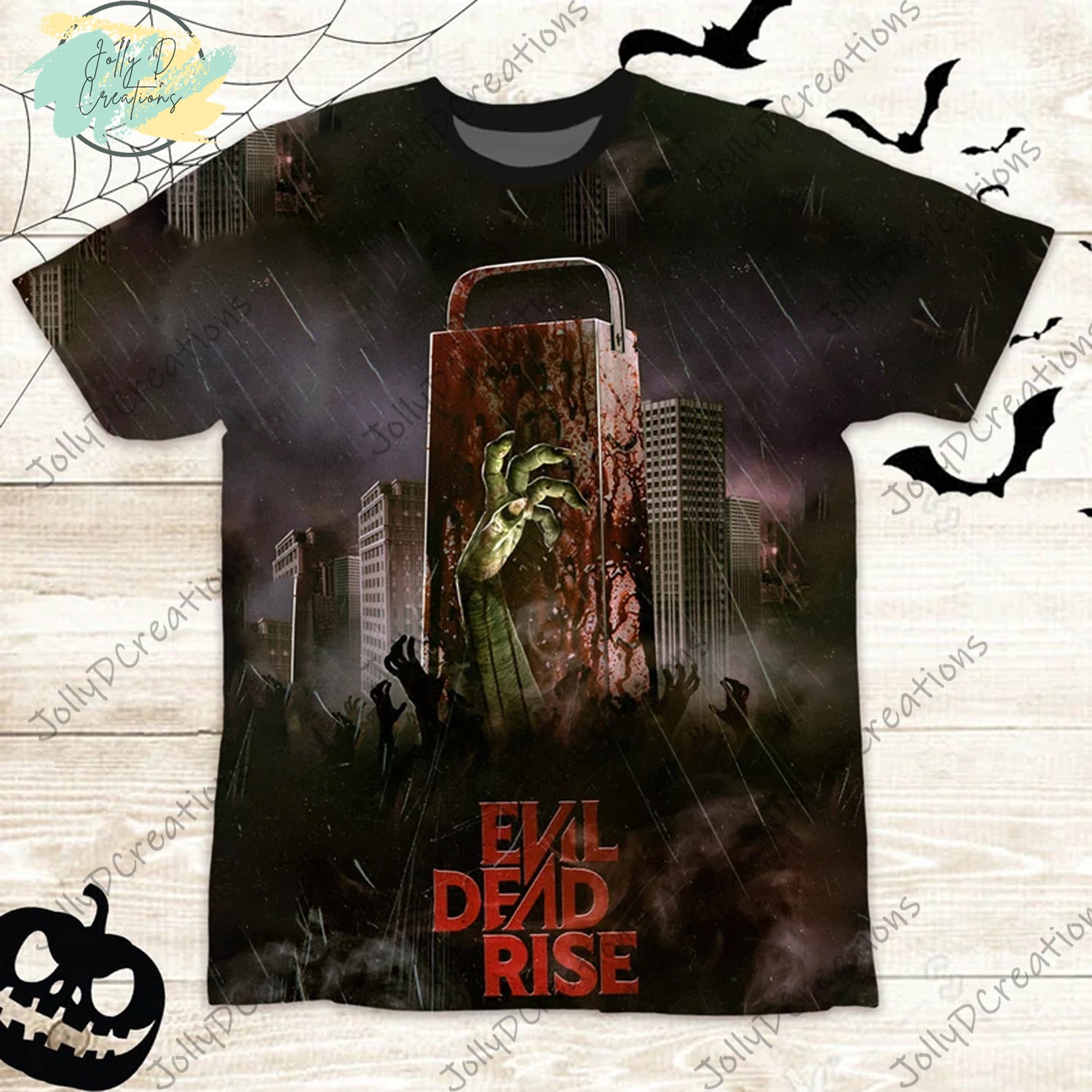 Evil Dead Rise 2023 Horror Film Unisex 3D T-Shirt, The Evil Dead 3D T ...