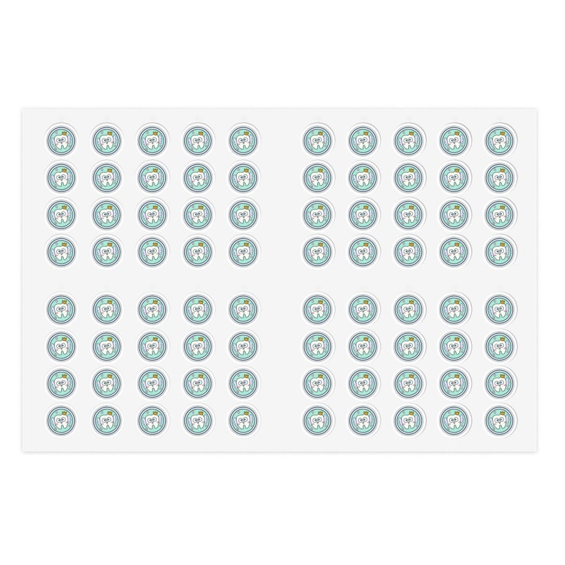 Bluey Tooth Fairy Sticker Fun Sheet 80 or 100 Ct Sticker - Etsy