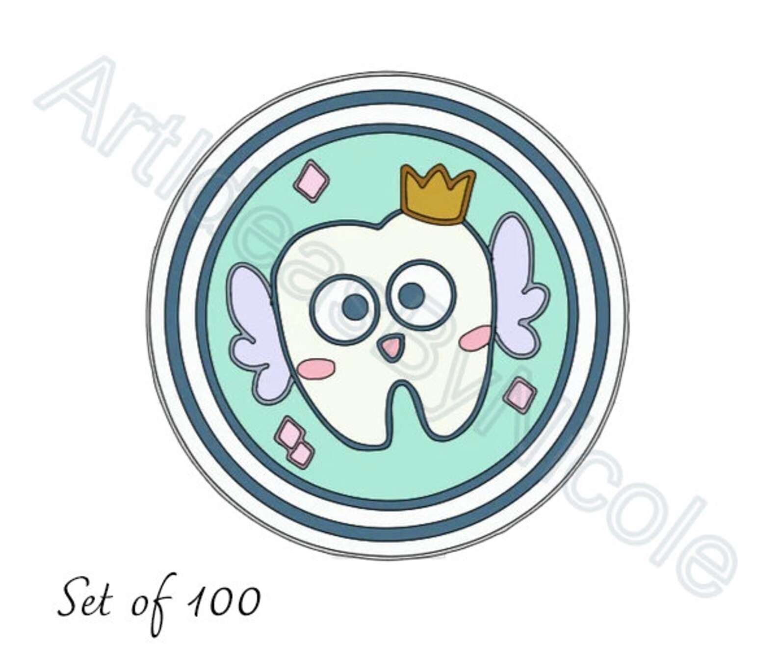 Bluey Tooth Fairy Sticker Fun Sheet: Sticker Sheets Inspired by Bluey ...