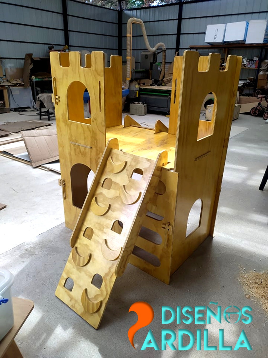 Digital Castle Model | Montessori Style | CNC Router Design | 15mm ...