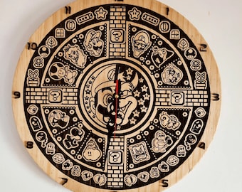 Super Mario Mario & Luigi Analog Wall Clock - Etsy