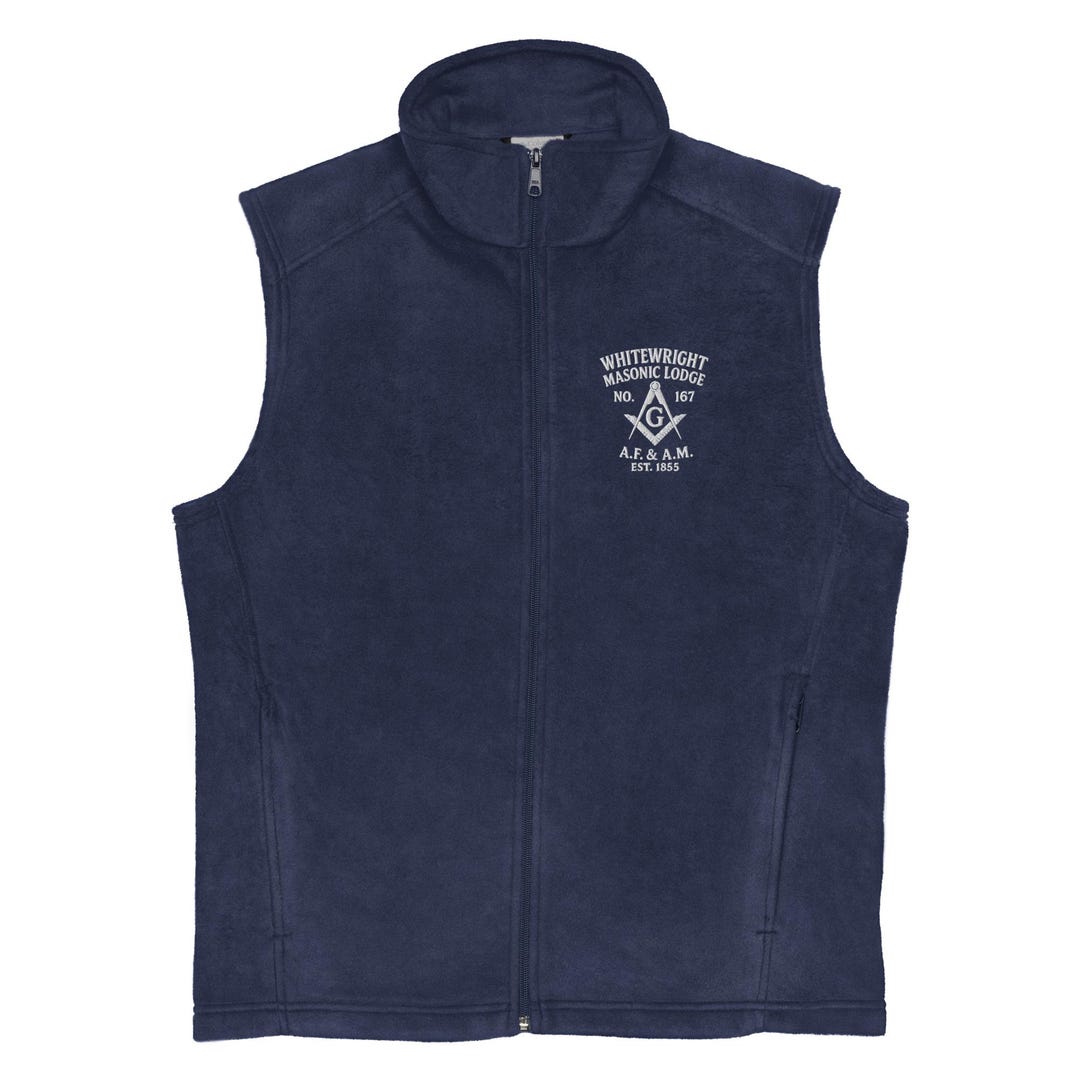 Whitewright Masonic Lodge Logo Men’s Columbia Fleece Vest - Etsy
