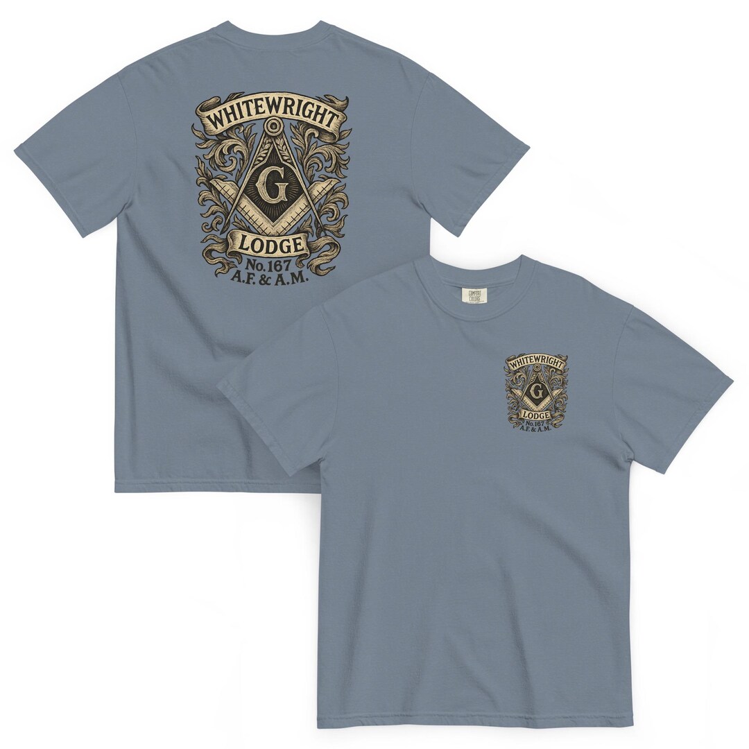 Whitewright Lodge Tattoo Logo Heavyweight T-shirt - Etsy