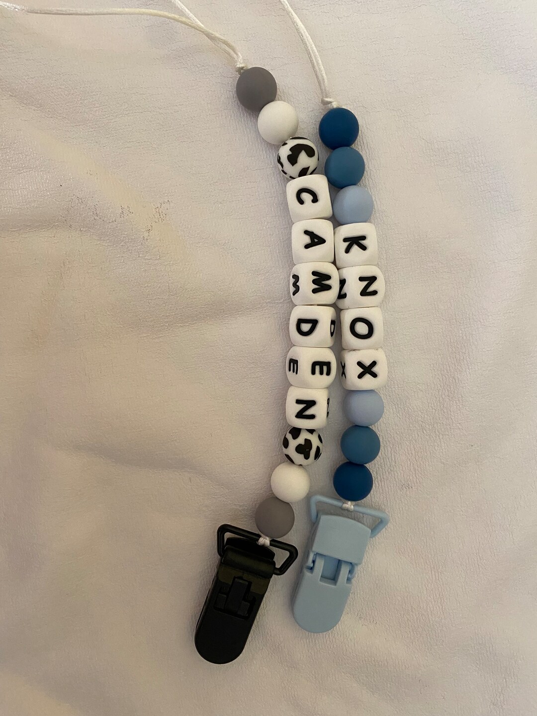Custom Name Pacifier Clips Silicone Beads - Etsy