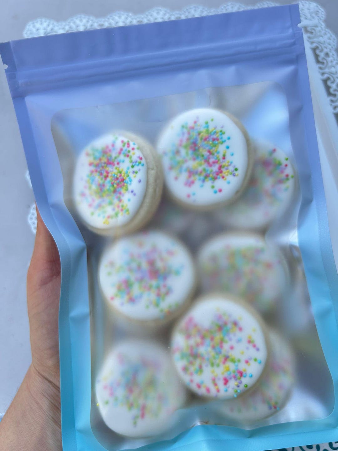 Mini Butter Cookies - Mini White Cookies - Personalized Mini Sugar ...