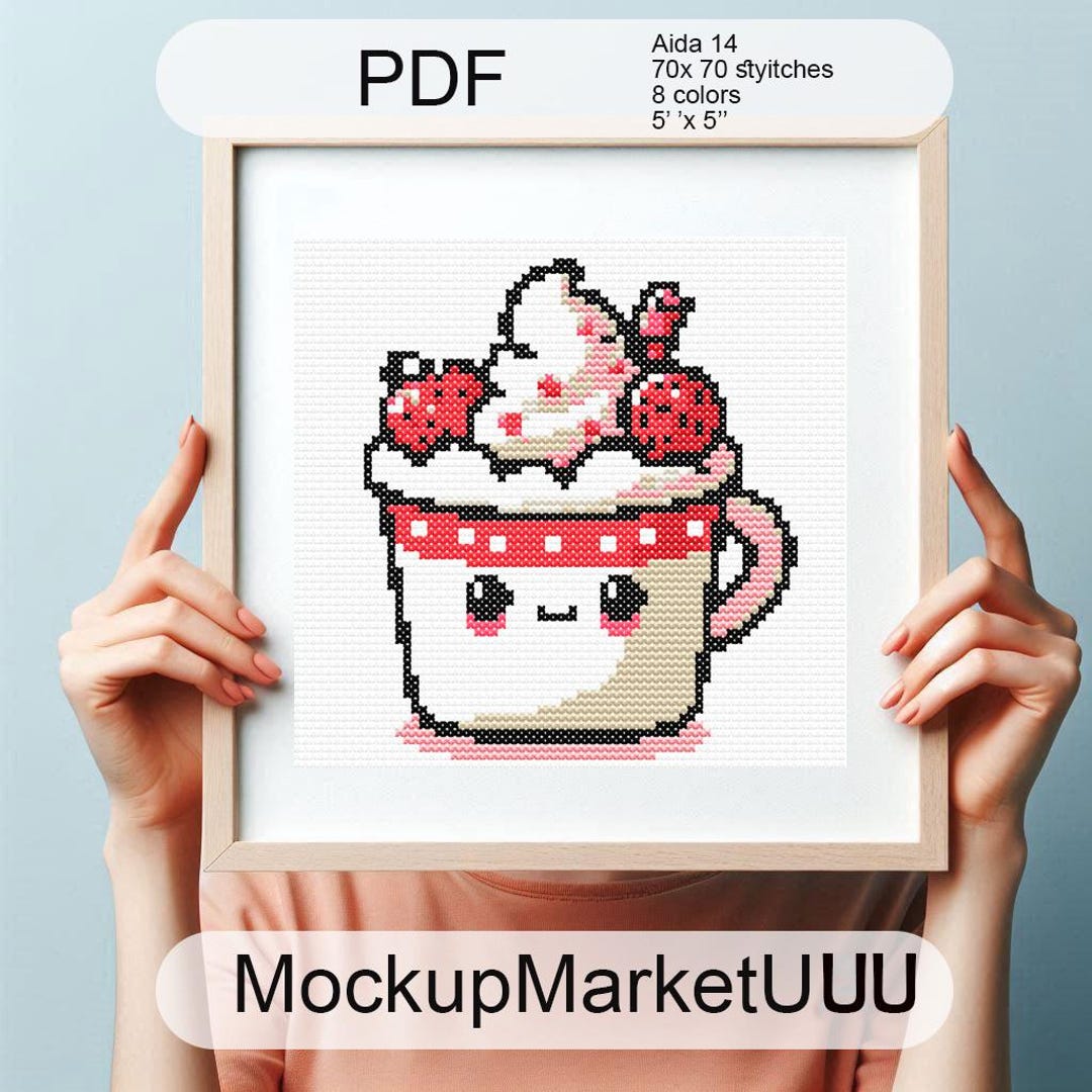 Coffe Cross Stitch Patterns PDF, Kitchen Cross Stitch Pattern, Instant ...