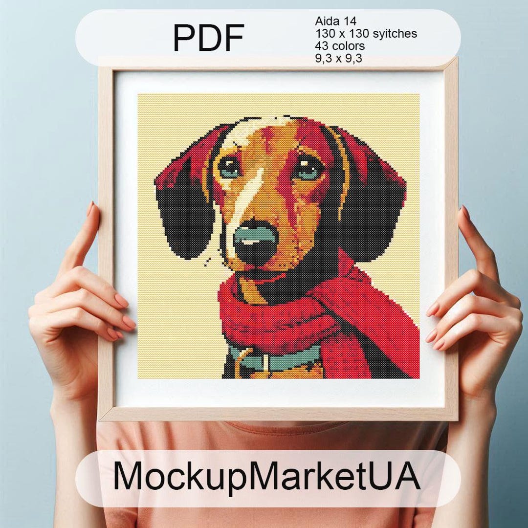 Cute Dog Cross Stitch Pattern PDF, Pet Animals Cross Stitch Pdf ...
